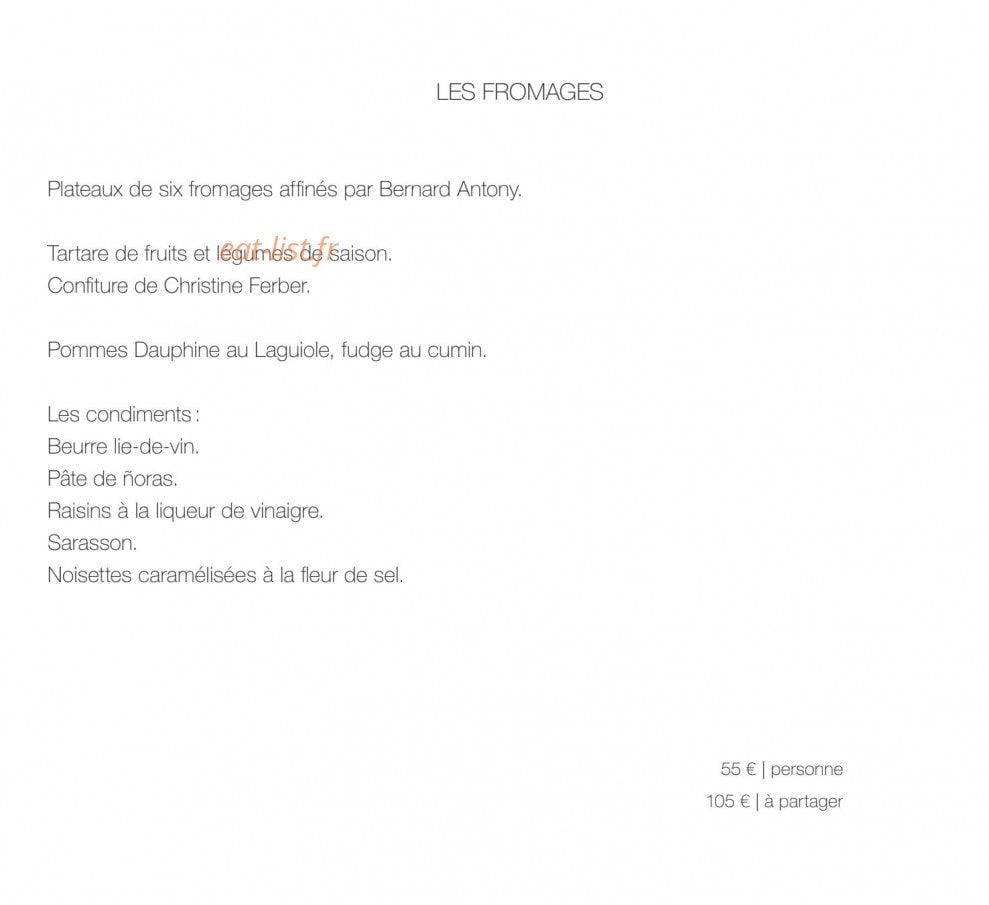 Pierre Gagnaire à Paris 8 - menu et photos