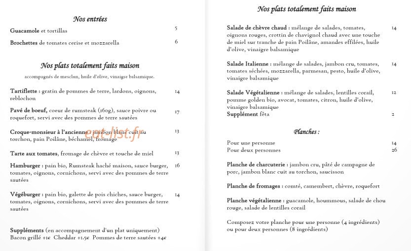 Le café des chats à Paris 11 - menu et photos