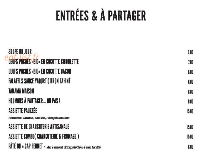 Le Pause Café à Paris 11 - menu et photos