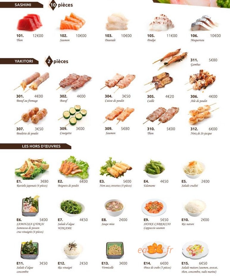 Sushi Ichi à Paris 13 - menu et photos