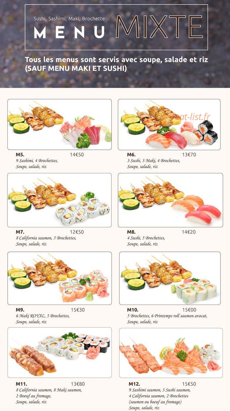 Sushi Ichi à Paris 13 - menu et photos