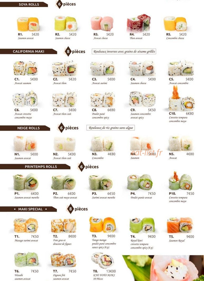Sushi Ichi à Paris 13 - menu et photos