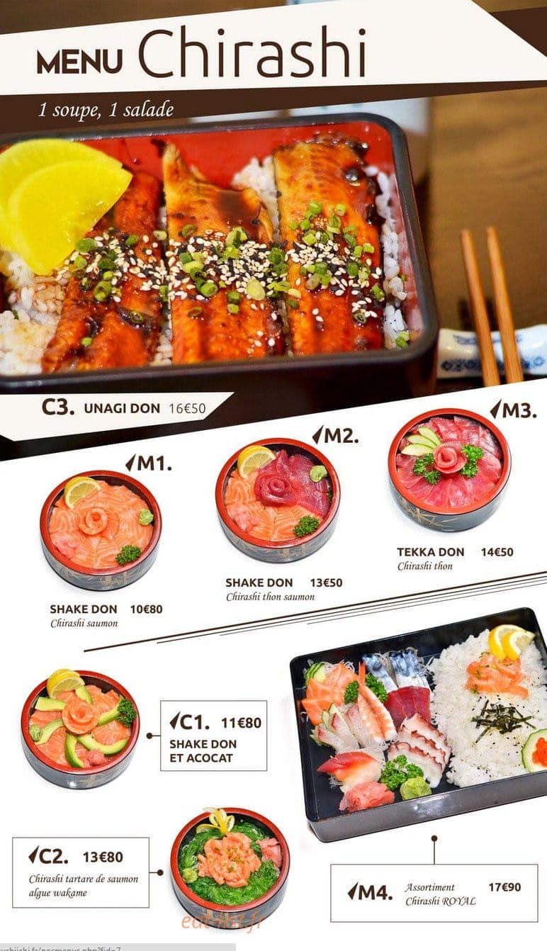 Sushi Ichi à Paris 13 - menu et photos