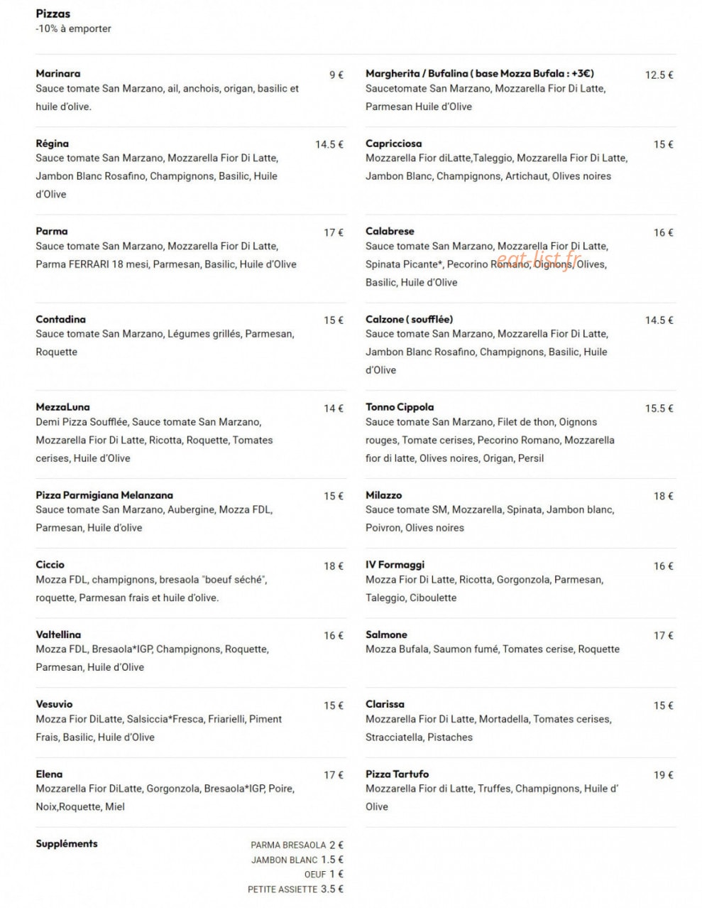 Tutto Bene à Paris 14 - menu et photos