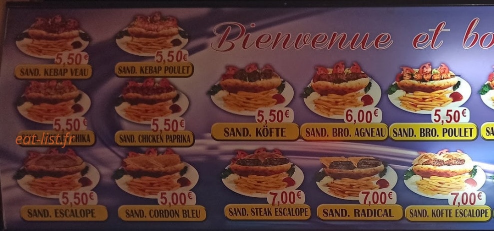 Baran à Paris 15 - menu et photo