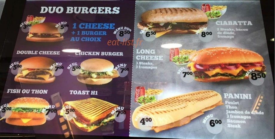 Le Royal Palace à Paris 15 - menu et photos