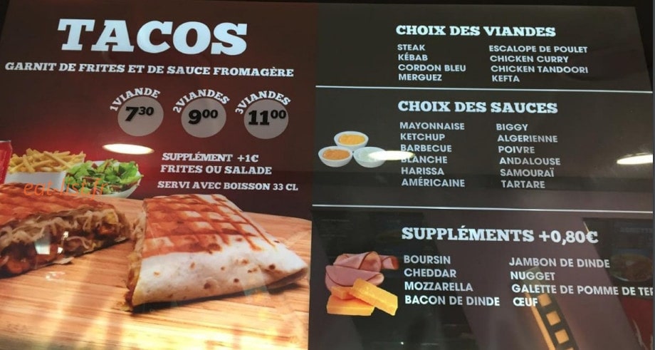 Le Royal Palace à Paris 15 - menu et photos