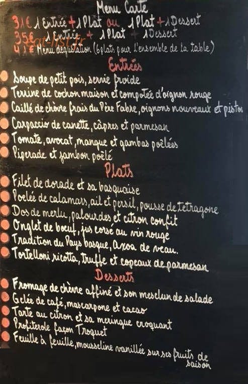 Le Troquet à Paris 15 - menu et photos
