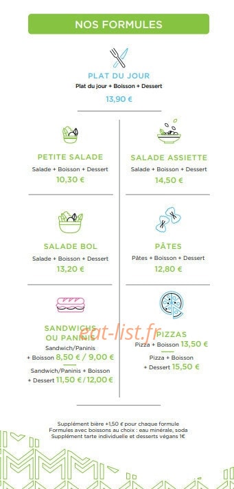 Manjé & Co à Paris 16 - menu et photos