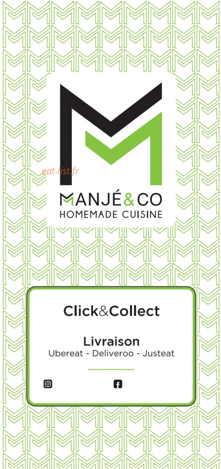 Manjé et Co à Paris 16 - menu et photos