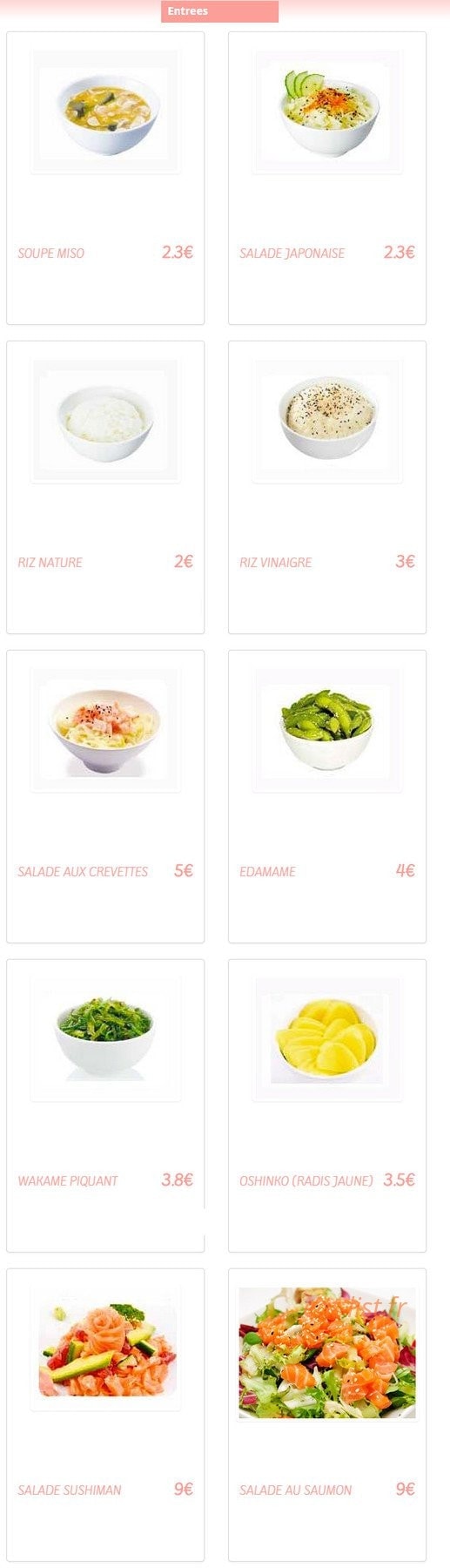 Sushi Man à Paris 16 - menu et photos