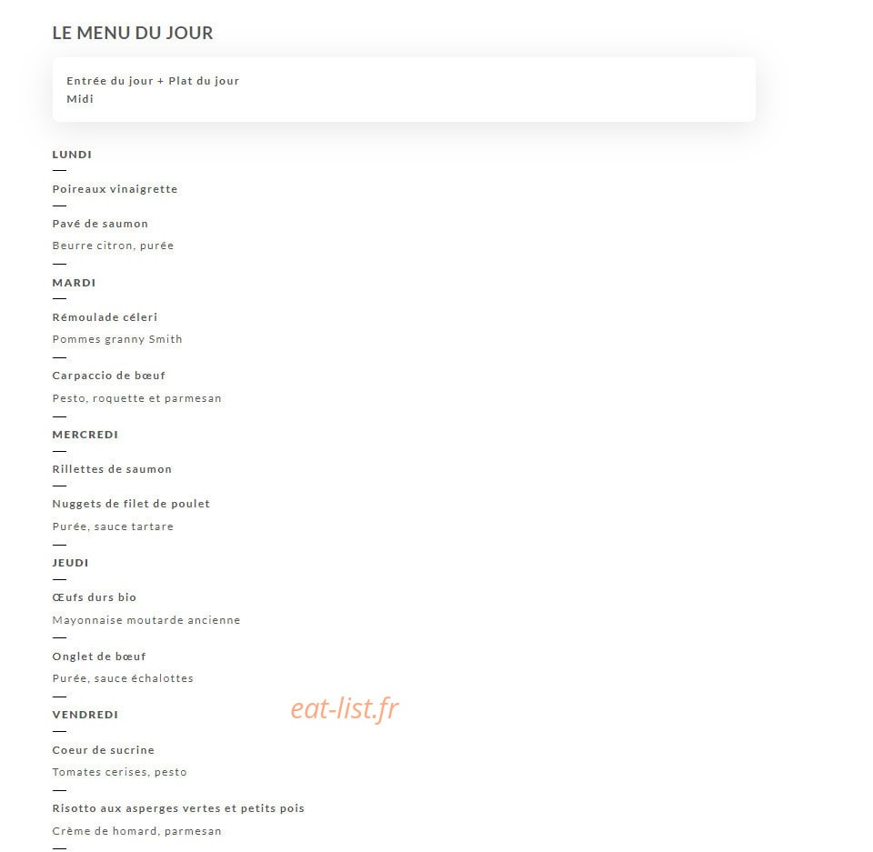 La Cantine de Quentin à Paris 17 - menu et photos