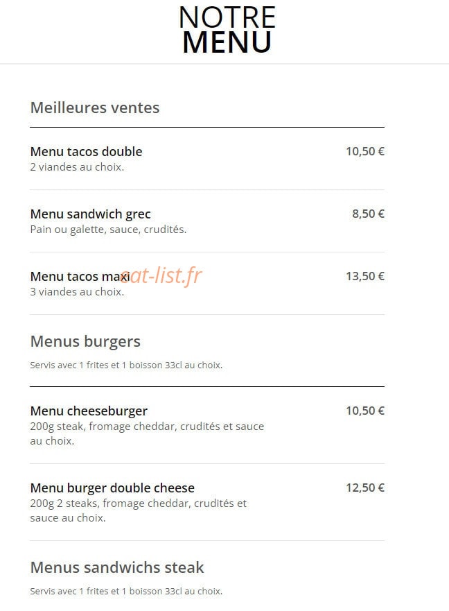 Tacos 75 à Paris 17 - menu et photos