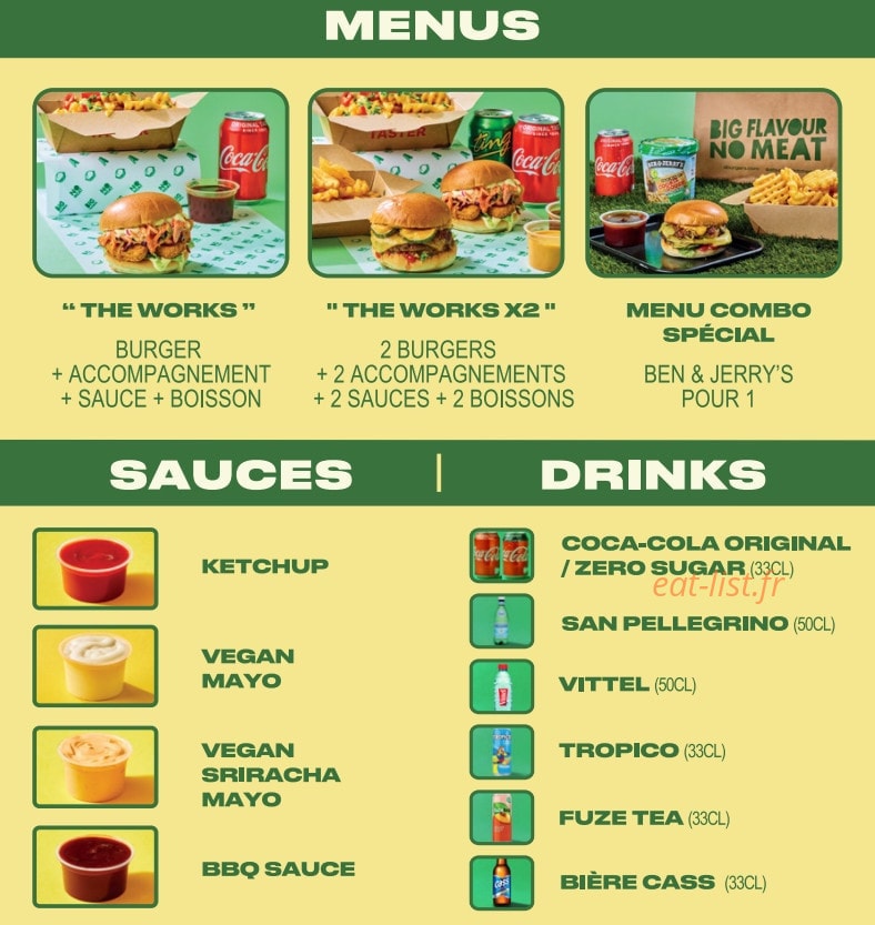 A Burgers à Paris 18 - menu et photos