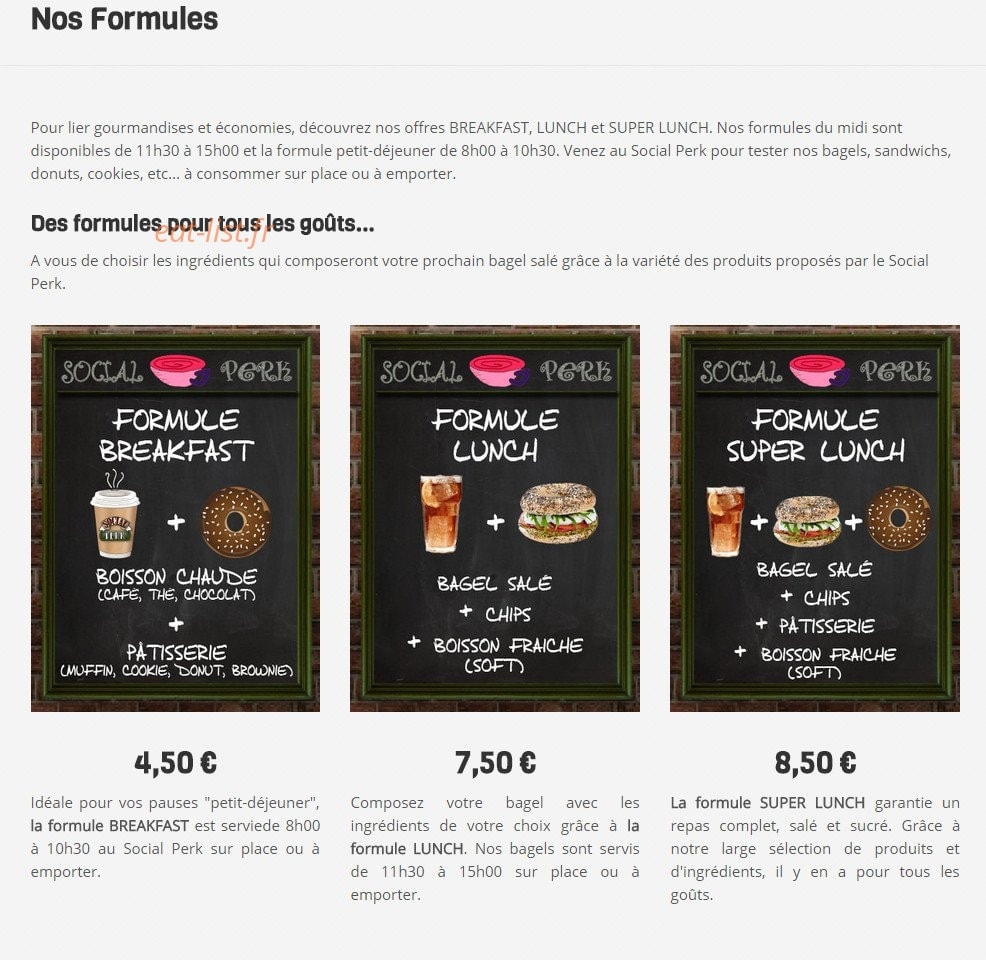 Social Perk à Rouen - menu et photos