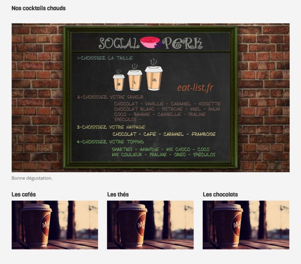 Social Perk à Rouen - menu et photos
