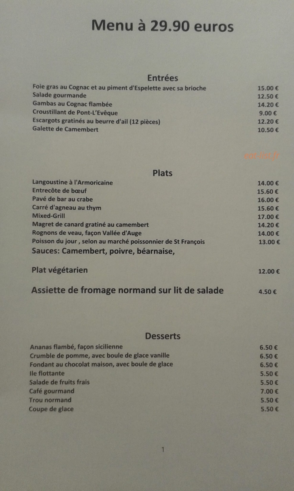 La Petite Gourmandise à Le Havre - menu et photos La Petite Gourmandise à Le Havre - menu et photos