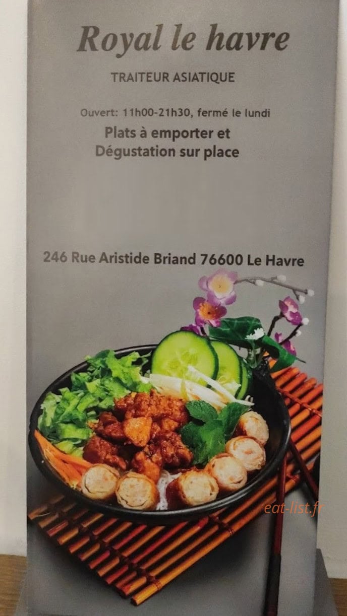 Royal Le Havre à Le Havre - menu et photos