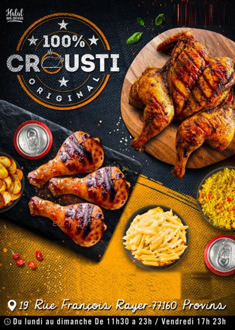 100% Crousti Original à Provins - menu et photos