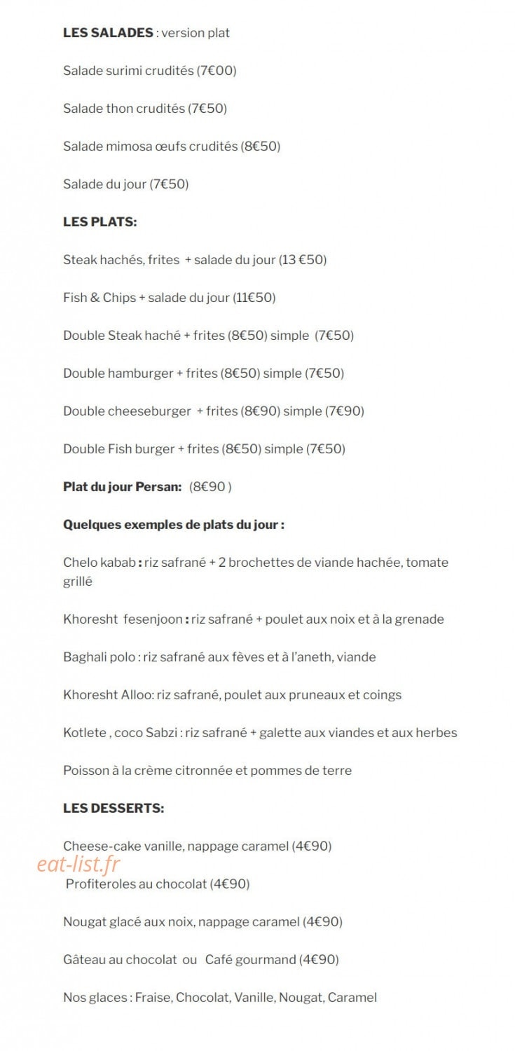 Le Coffee Shop à Souppes sur Loing - menu et photos