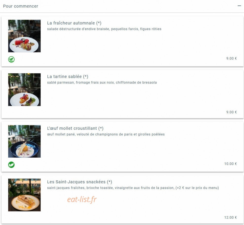 Le George à Serris - menu et photos