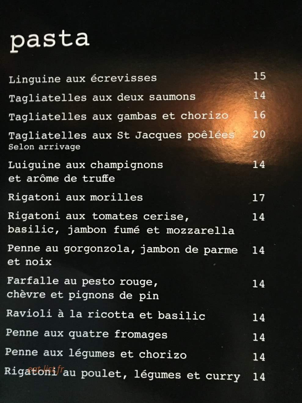 Little Italy à Versailles - menu et photos