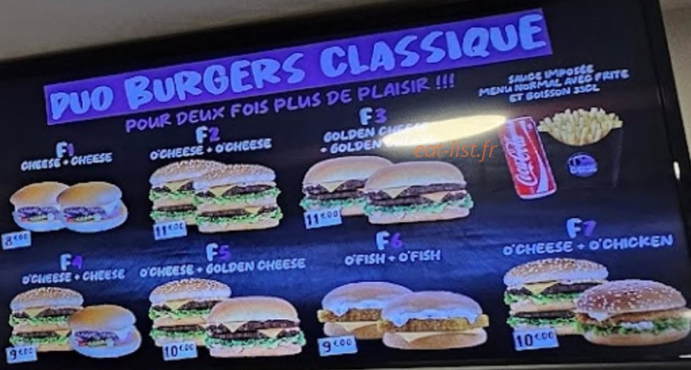 O'cheese à Les Mureaux - menu et photos