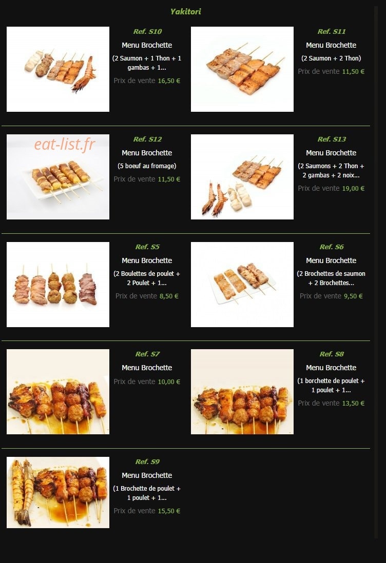 Yotsuba à Viroflay - menu et photos