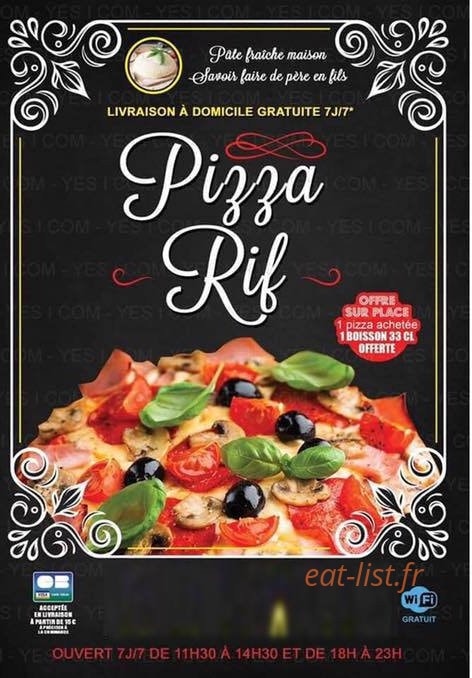 Pizza Rif à Ham - menu et photos