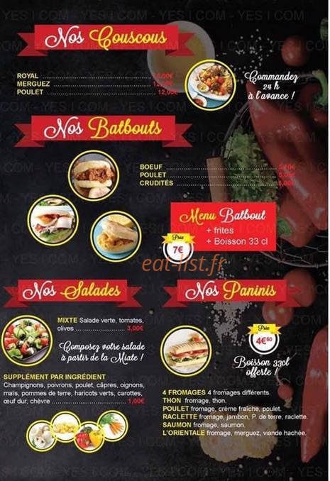 Pizza Rif à Ham - menu et photos