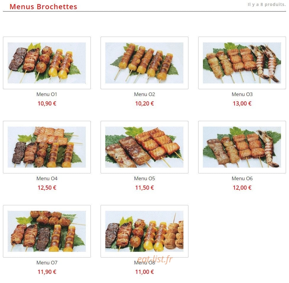 Oyama à Albi - menu et photos