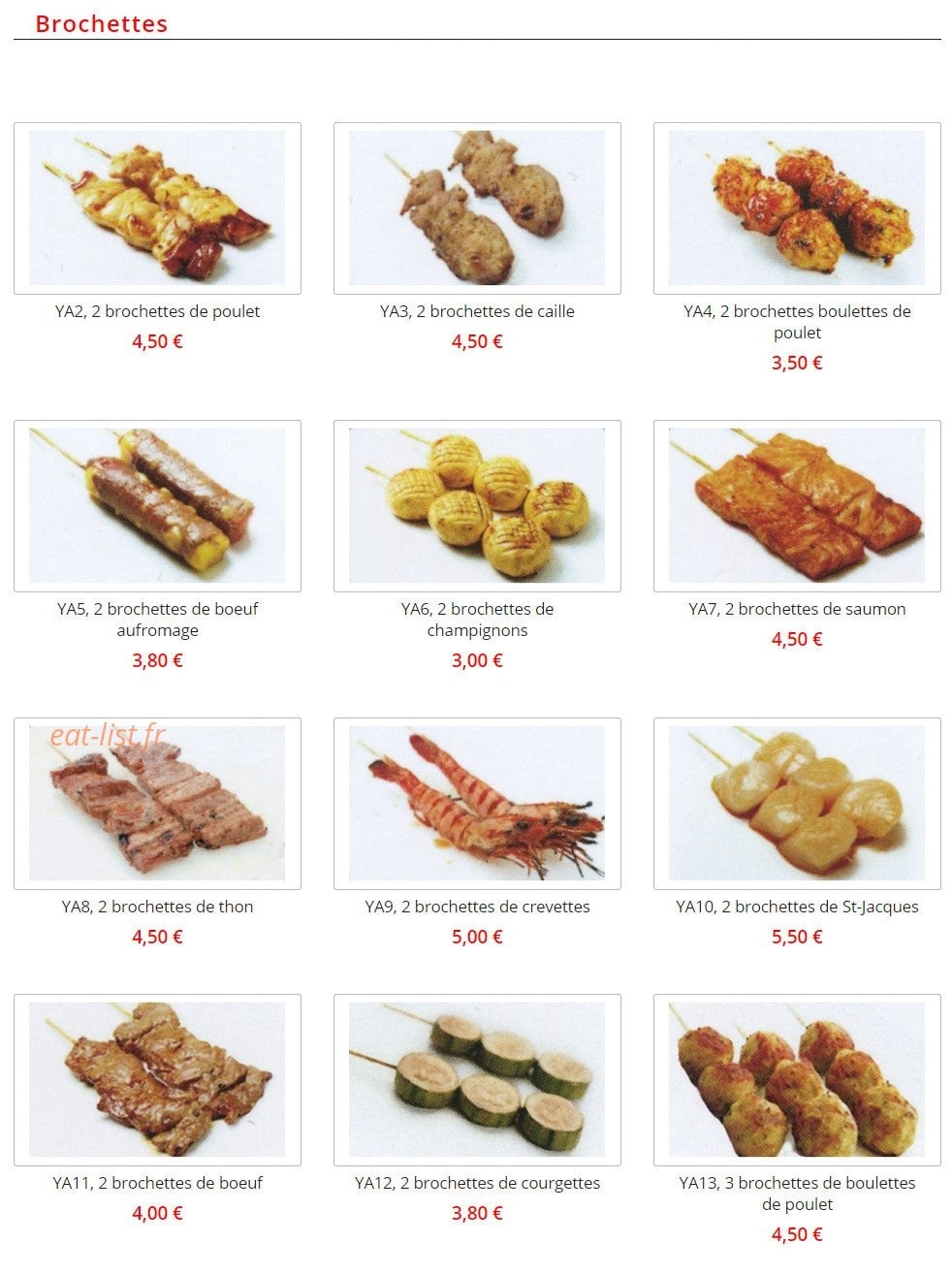 Oyama à Albi - menu et photos