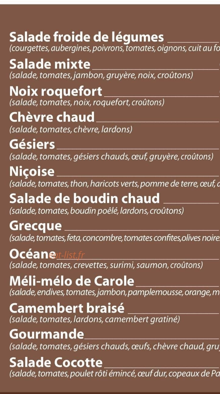 La brasserie de Carole à Realmont - menu et photos