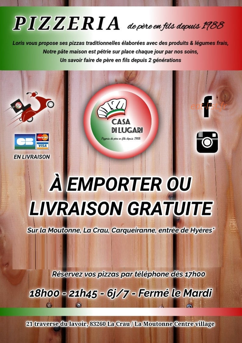 Casa di Lugari à La Crau - menu et photos