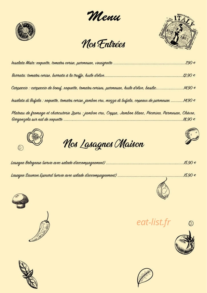 Ké Pasta à La Crau - menu et photos