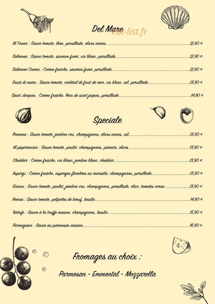 Ké Pasta à La Crau - menu et photos