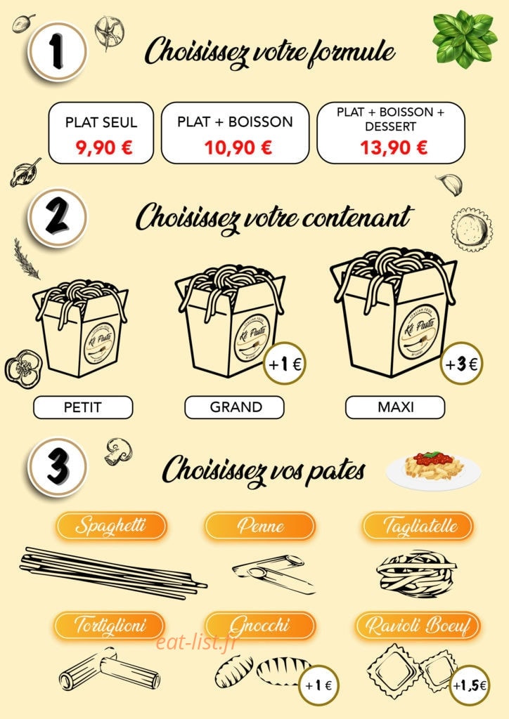 Ké Pasta à La Crau - menu et photos