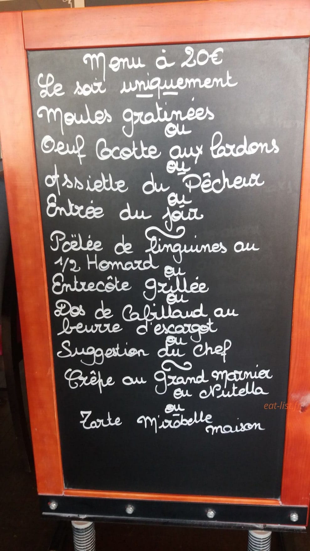 Le François 1er à Saint Raphael - menu et photos