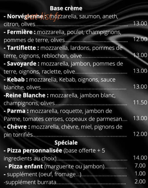 Les 3 Pizz' à Saint Raphael - menu et photos