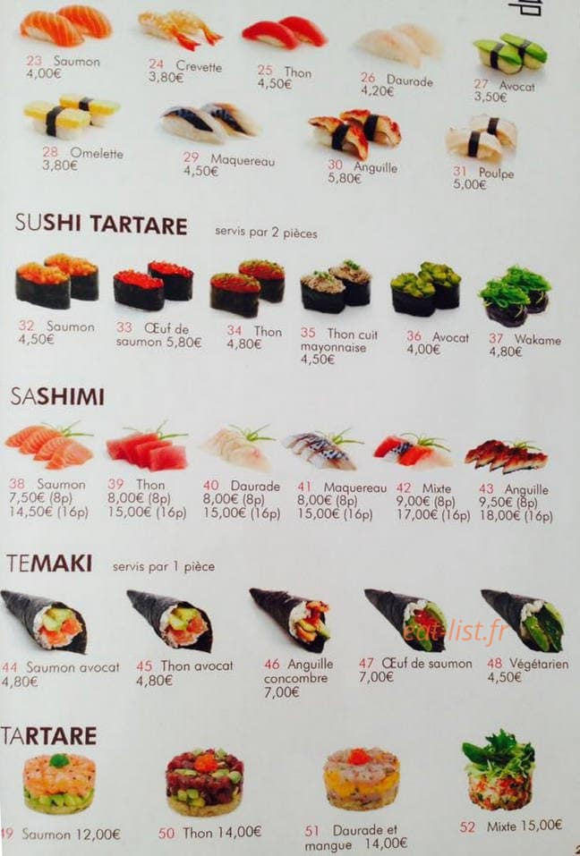 Himawari à Orange - menu et photos
