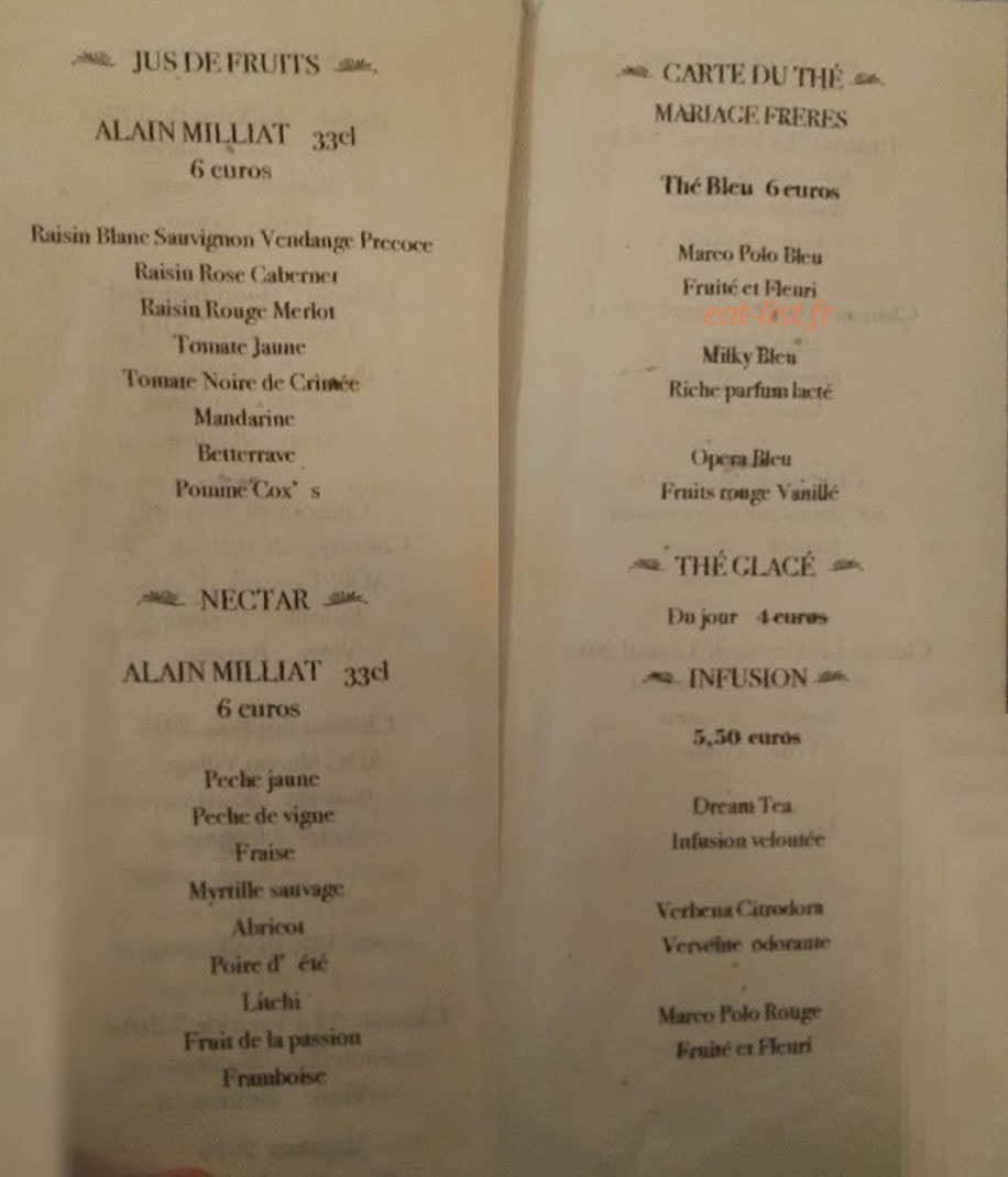 La Maison Café à Lourmarin - menu et photos
