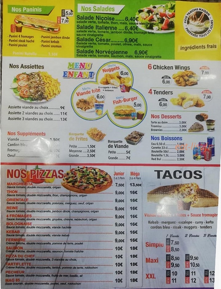 Kebab MAG85 à La Roche Sur Yon - menu et photos