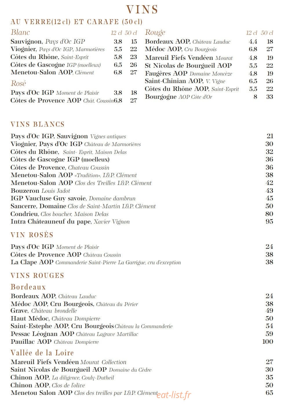 Tribu Yonnaise à La Roche Sur Yon - menu et photos