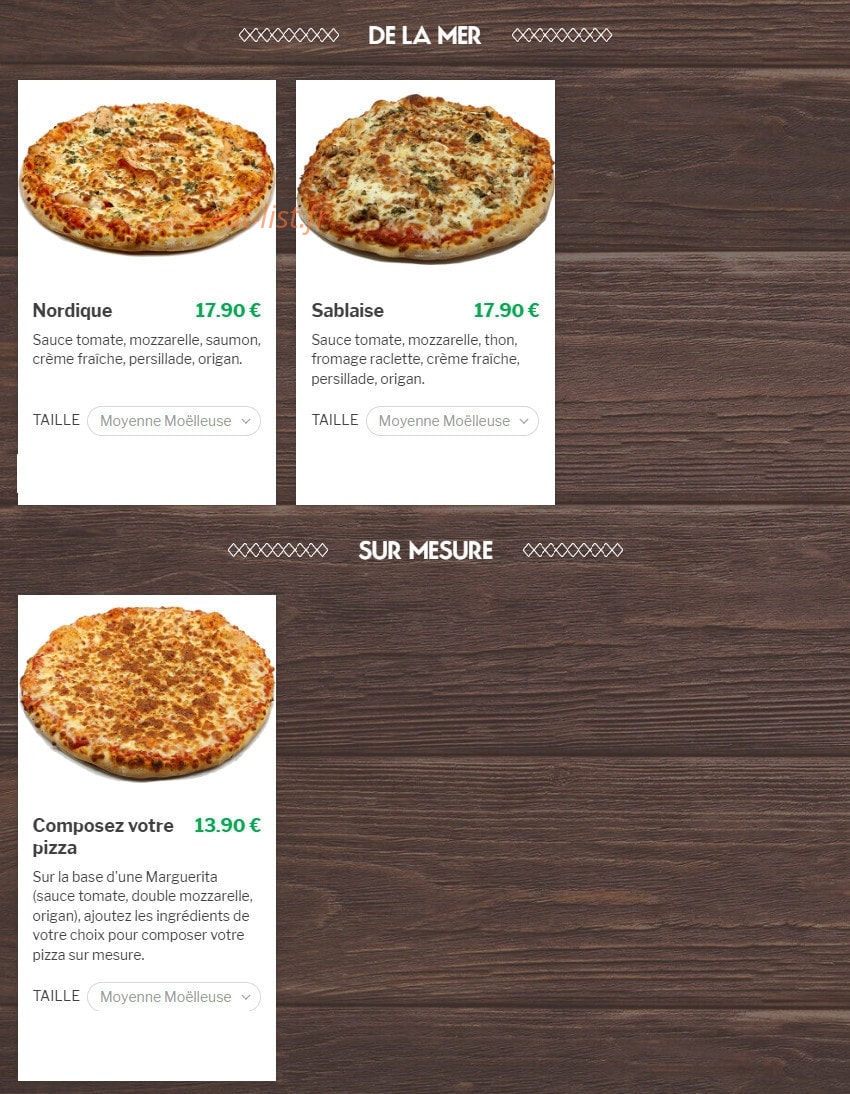 Pizza West à Les Sables D'olonne - menu et photos