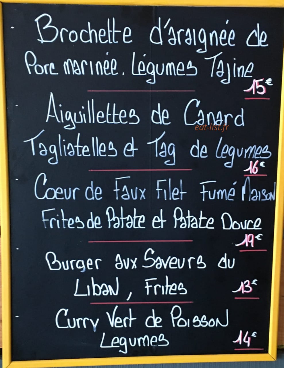 La Gargote aux Épices à La Tranche Sur Mer - menu et photos