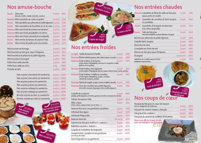 Michaël Delogé à Chatellerault - menu et photos