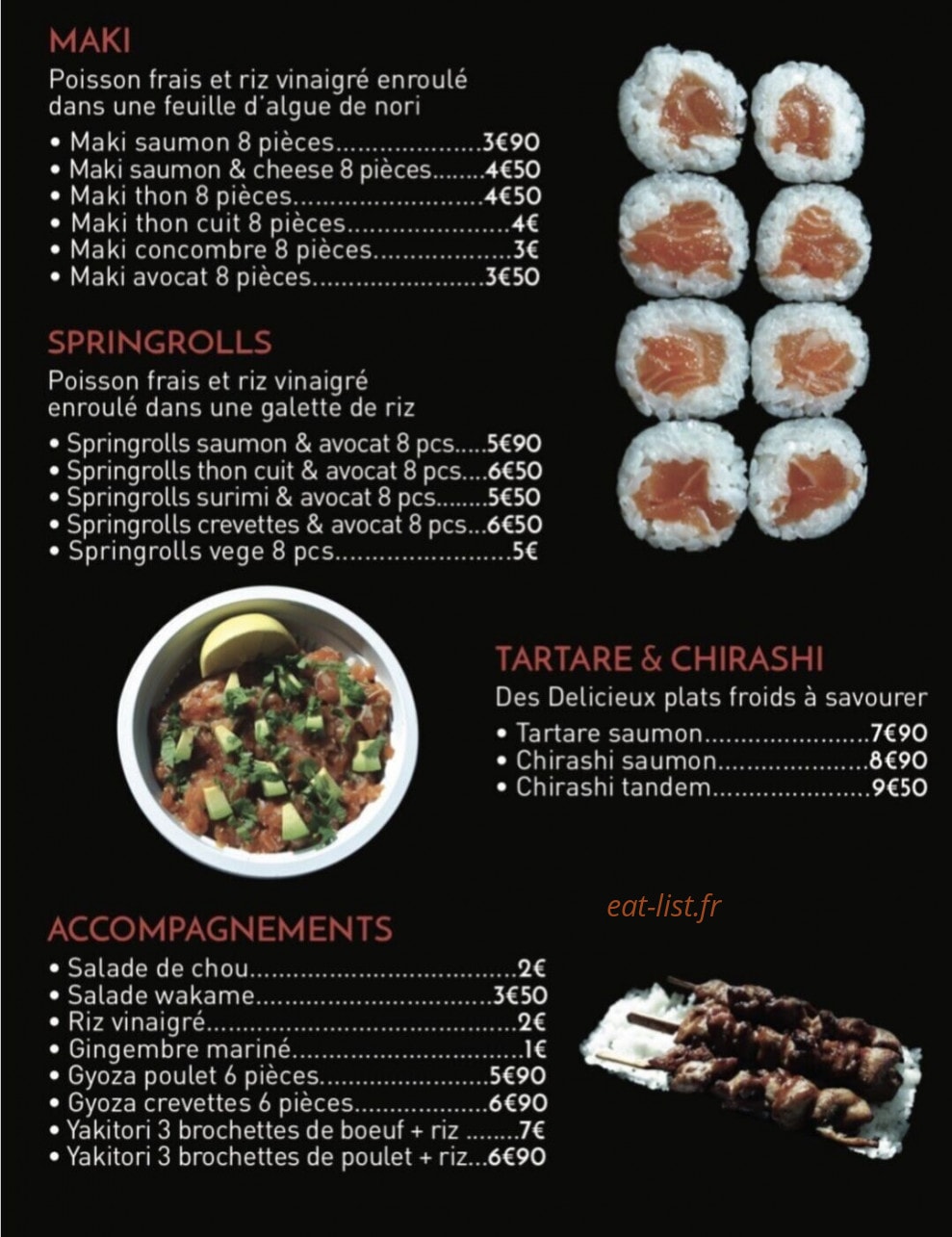 Japan Sushi à Vivonne - menu et photos