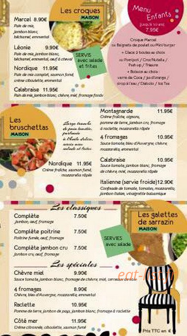 Café Madeleine à Beaune Les Mines - menu et photos