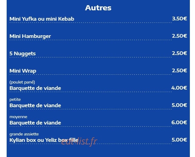Akm Resto à Vagney - menu et photos