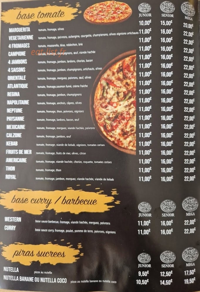 Pizza Royal à Bondoufle - menu et photos